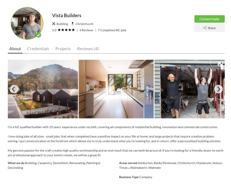 Build a winning profile