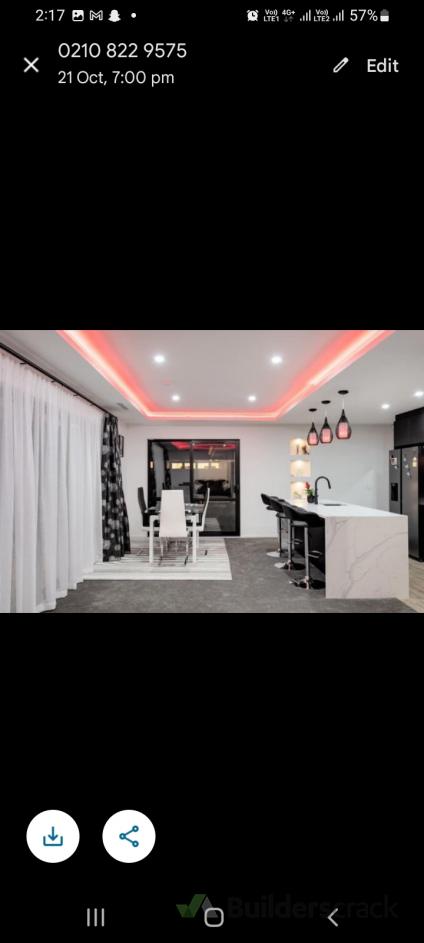 Bulk head installation and plastering and led fitting (# 753191 ...