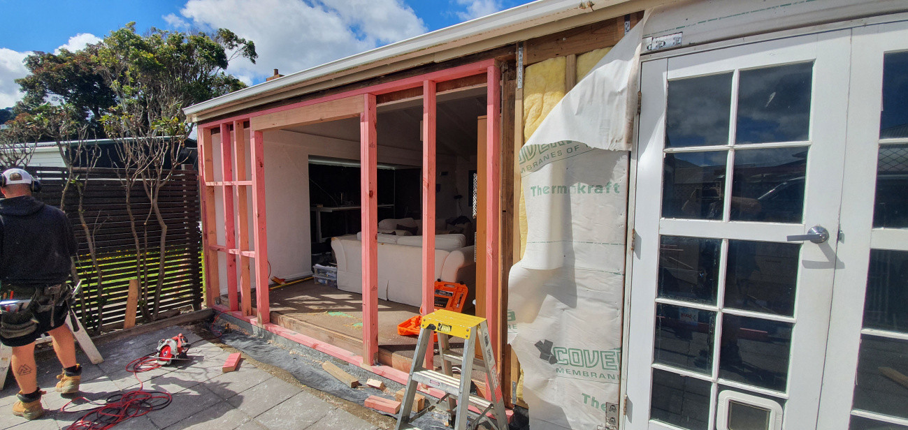 External cladding and French door upgrade. | Builderscrack