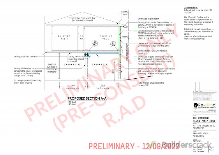 Alterations to existing undercroft garage and bedrooms (# 776395) | Builderscrack