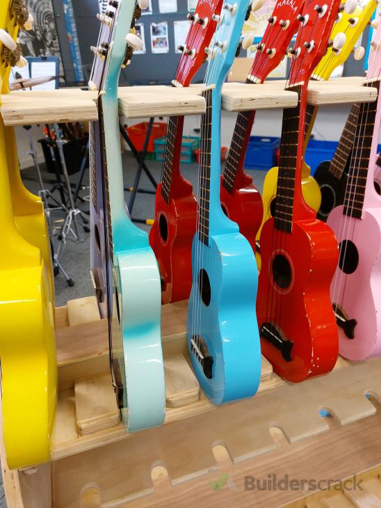 Ukulele storage trolley (#753383) | Builderscrack