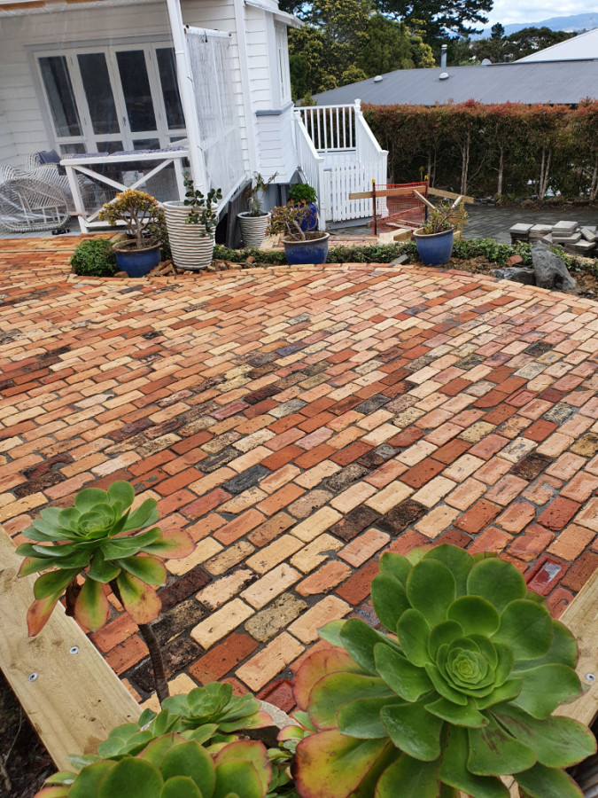 Vintage brick paving | Builderscrack