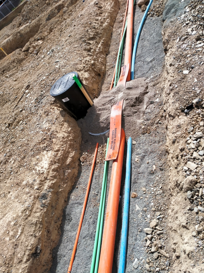 Wiring & underground service work done | Builderscrack