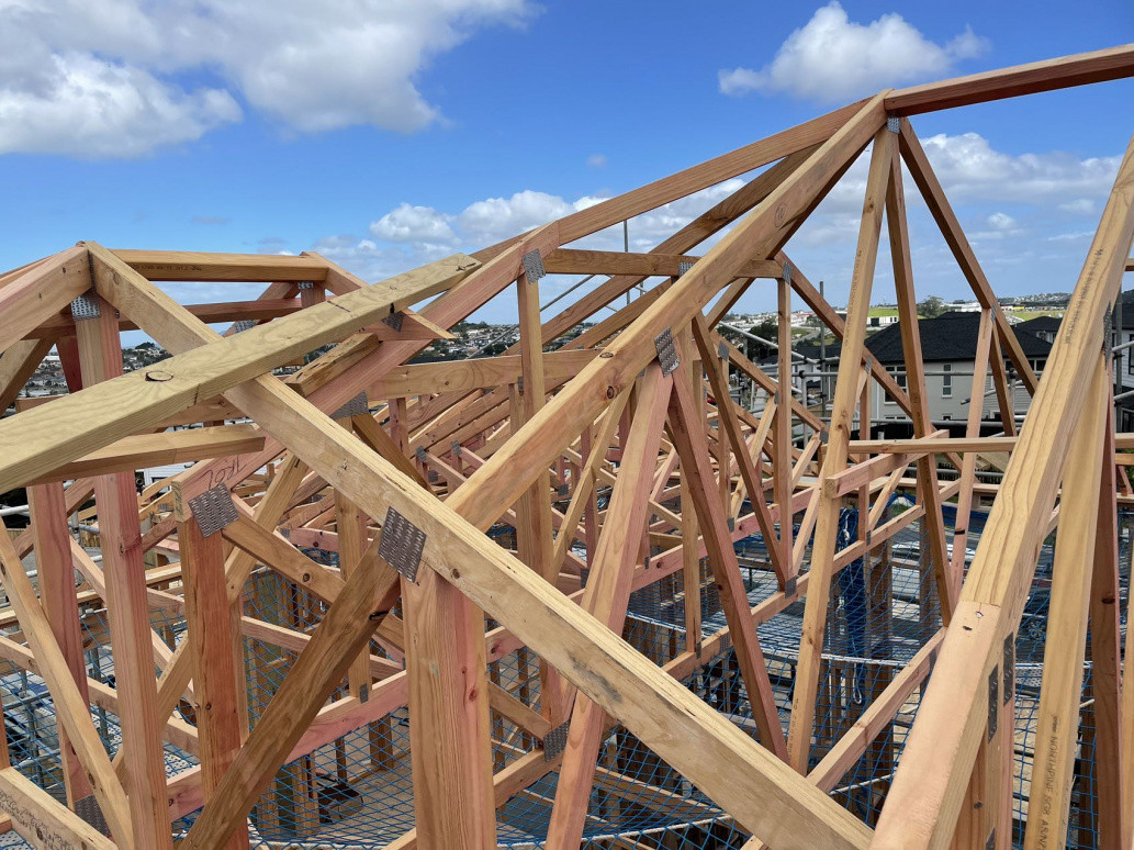 Framing of new build | Builderscrack