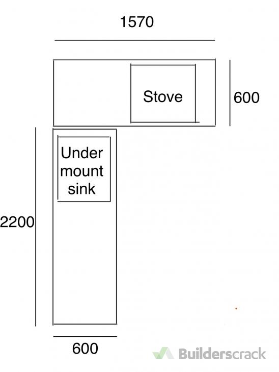 Stone Benchtop required (# 821995) | Builderscrack