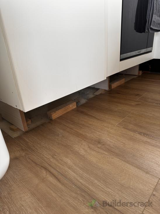 Kitchen cabinet kick board, end panel reinstatement, skirting board ...