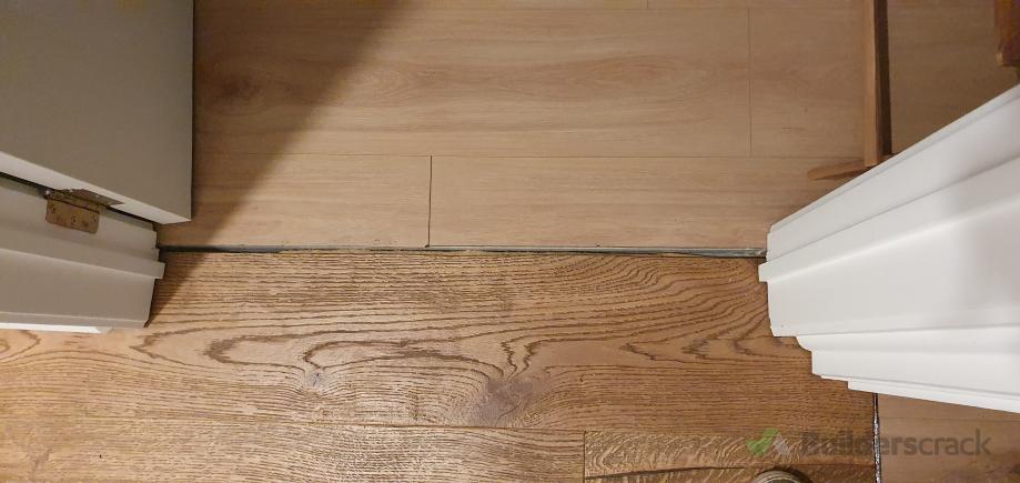 Custom made thresholds for newly laid engineered timber floor (# 862345 ...