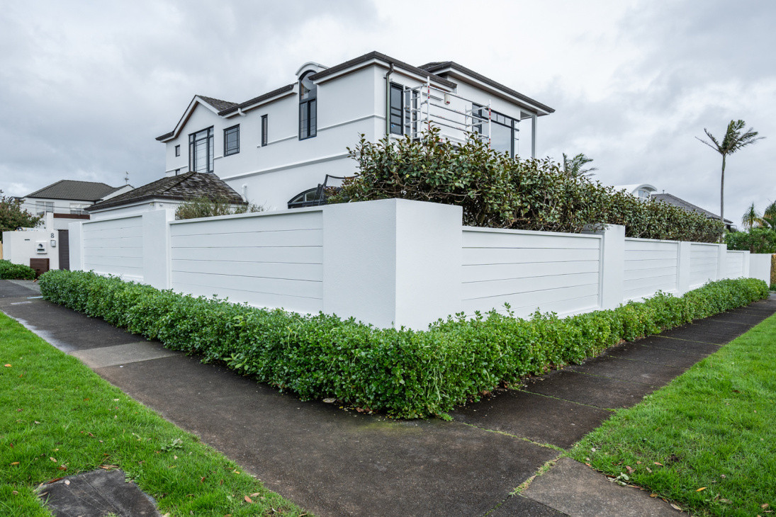 Exterior plaster cladding repair & repaint | Builderscrack