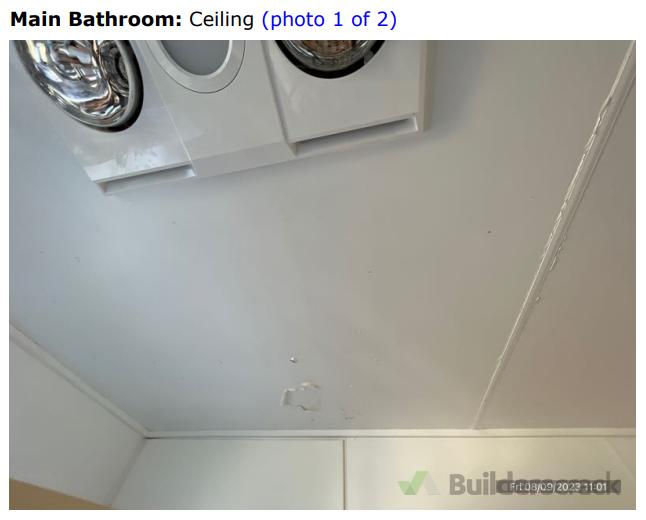 Ceiling gib repair and repaint (# 903372) | Builderscrack