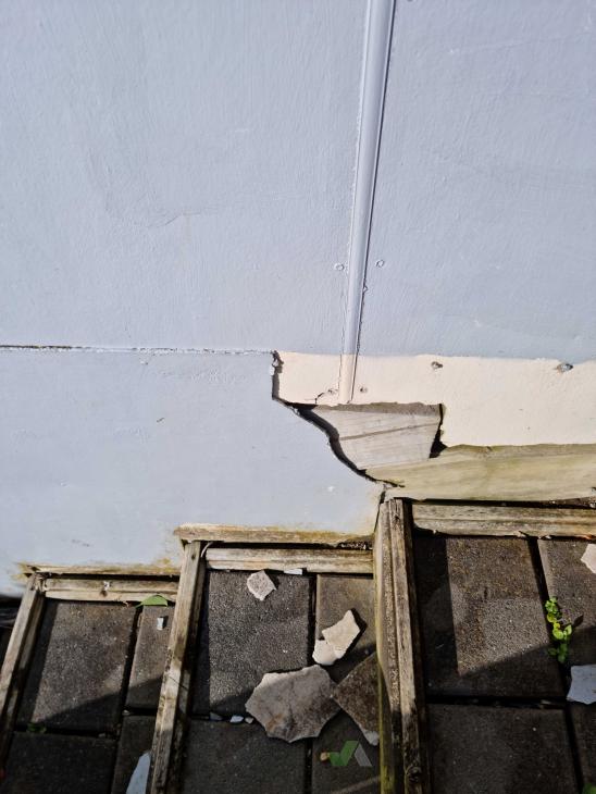 Exterior wall repairs (# 923099) | Builderscrack