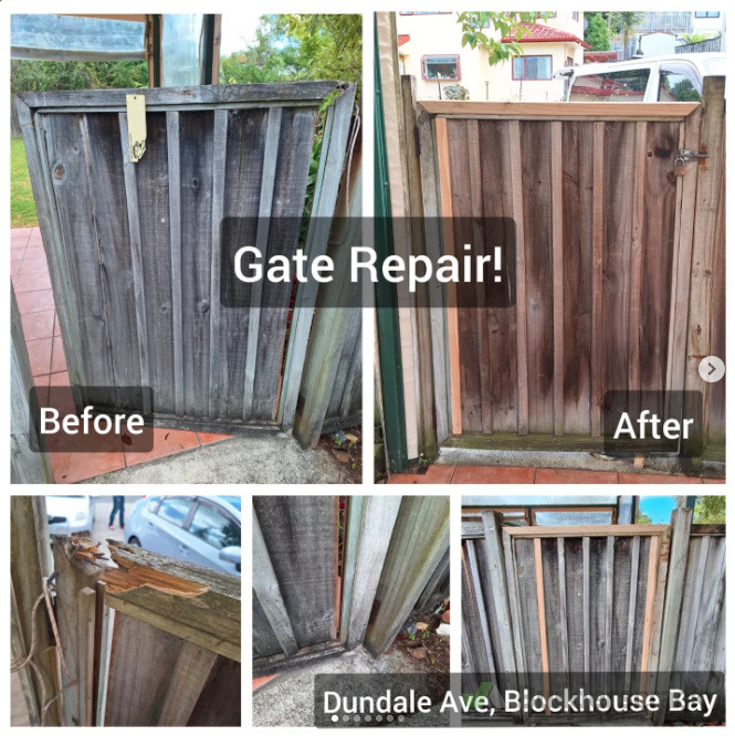 Wooden gate repair | Builderscrack