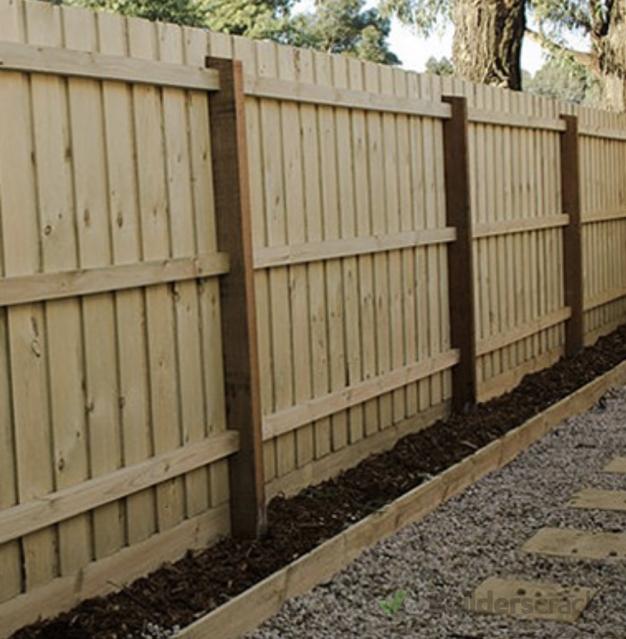 Timber fence 15.8m paling with plinth and capping in Warkworth ...