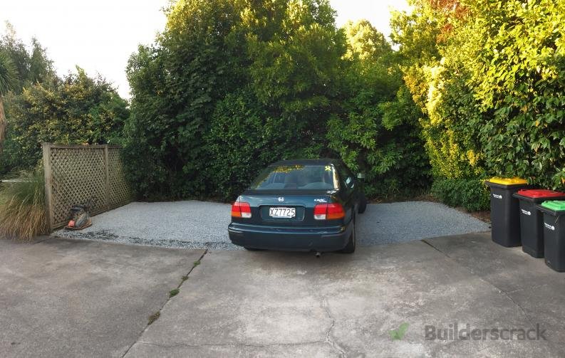 Gobi Blocks or Gravel compacted over a Grass area (8m x 2.5m) (#177342 ...