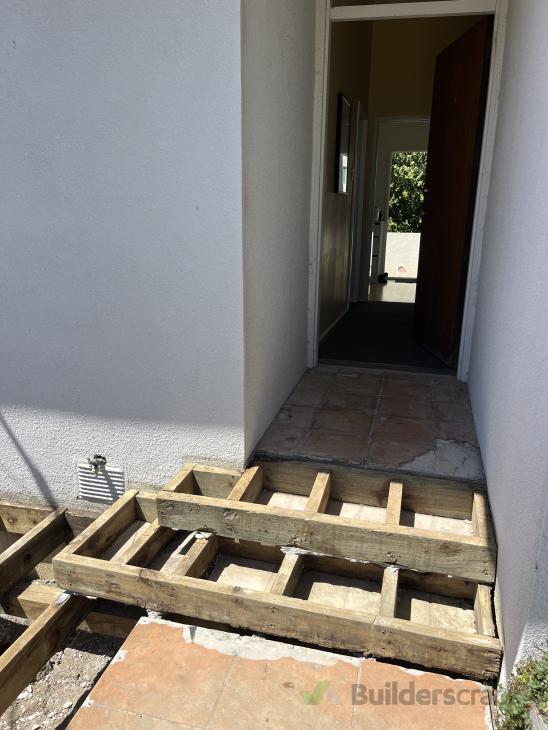 Laying new decking timber on existing deck frame (#1182922) | Builderscrack
