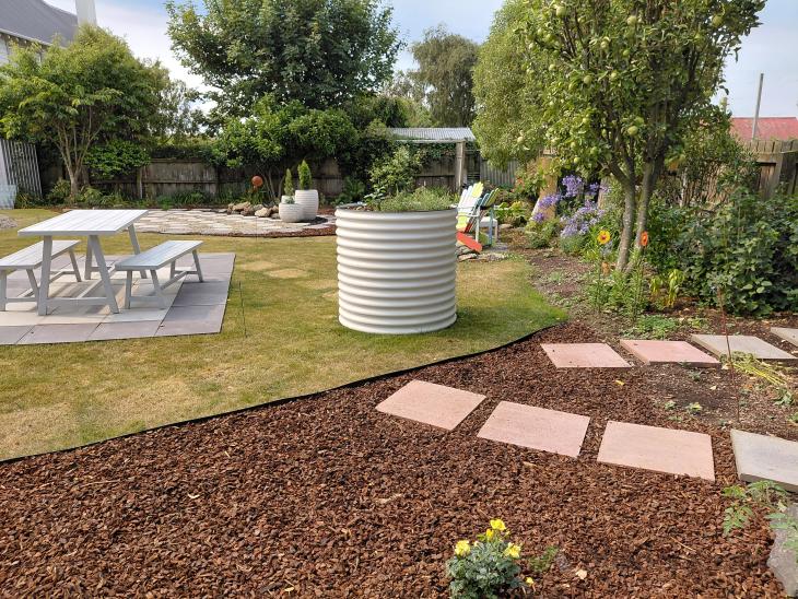 4.5m x 3m x 2.4m freestanding timber pergola - with rafters and open ...