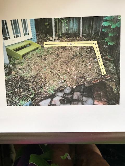 7ms of low (max. height 30cms) retaining wall using reclaimed timber ...