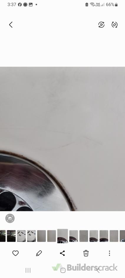 Cracks in shower tray #2 (#1222493) | Builderscrack
