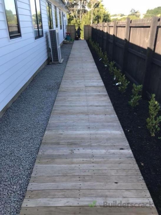 Timber pathway removal and re-laying (# 273393) | Builderscrack