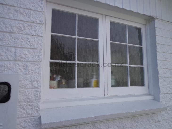 Window fill-in using concrete block (# 64995) | Builderscrack