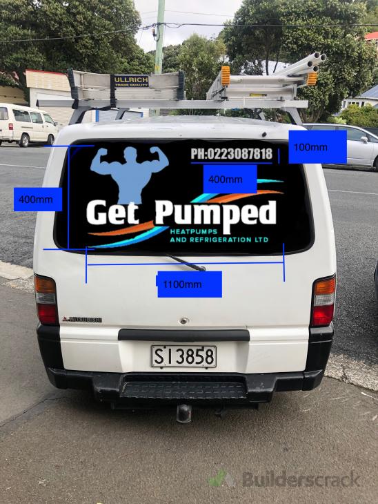 Work van Sign writing (# 344288) | Builderscrack