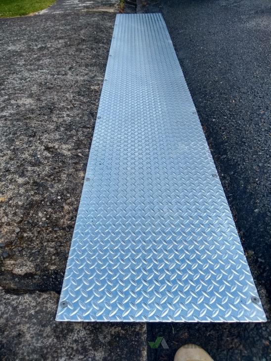 Steel Driveway Ramp (# 410243) | Builderscrack