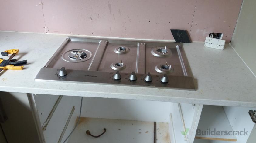 Sink and gas hob connect (# 422605) | Builderscrack