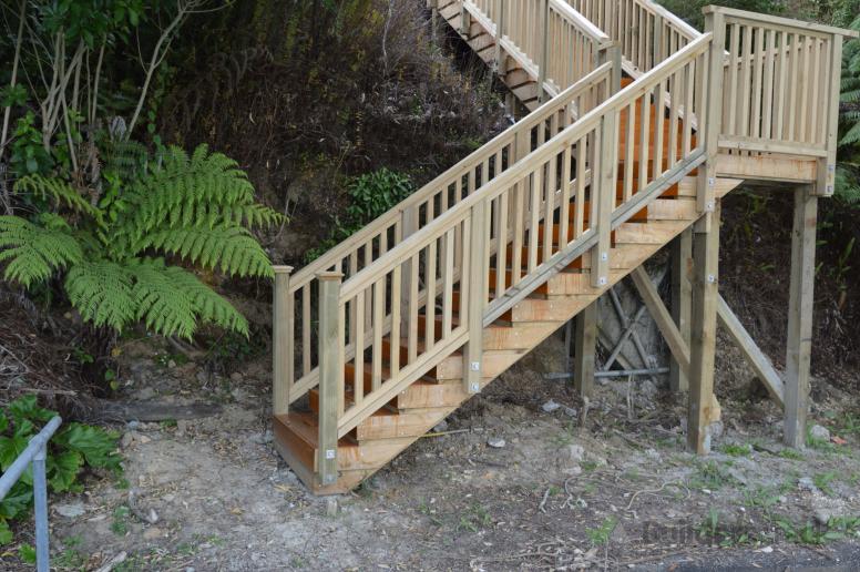 Landscaping around new steps and jetty (# 428818) | Builderscrack