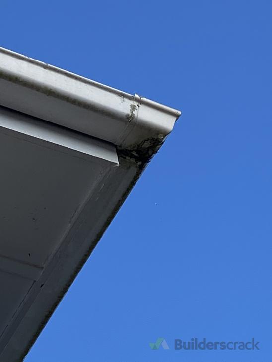 Corner Gutter Leak Repair (# 509410) | Builderscrack