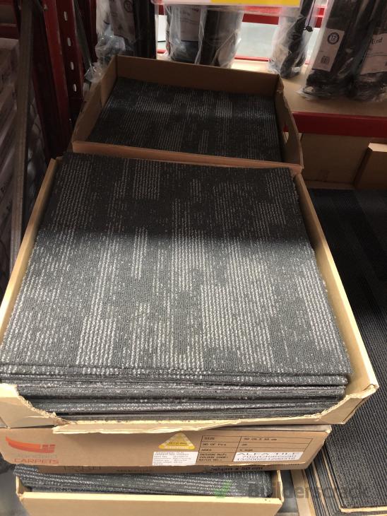 Up lifting carpet and laying carpet squares (# 517185) | Builderscrack