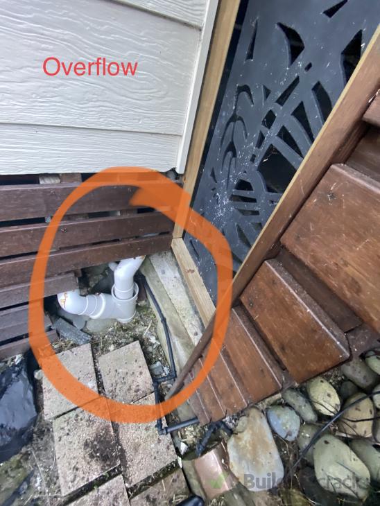 Water tank connection ~ gutter down pipe/overflow connection #3 ...