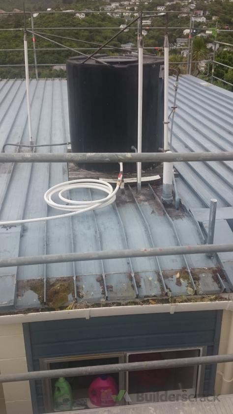 Install rafters in roof cavity and replace fascia and barge boards ...