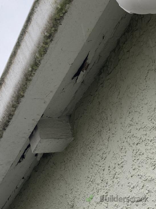 Replace leaky gutter pipe and some rotting soffits (# 554968 ...