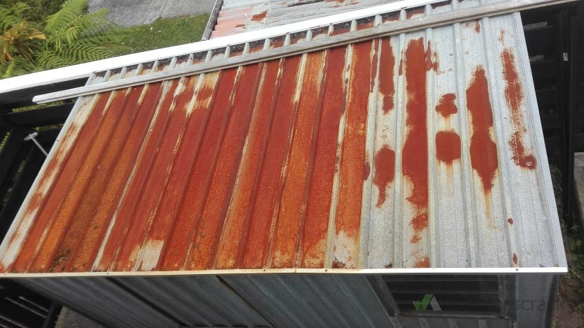 Reroof rusting leaky garden shed. (# 573932) | Builderscrack