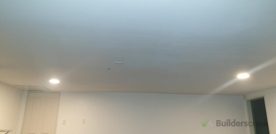 Garage gib ceiling & carpet floor (# 583234) | Builderscrack