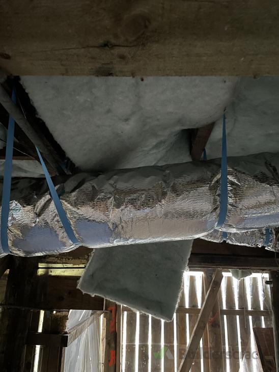 Insulation material falling off (# 607545) | Builderscrack