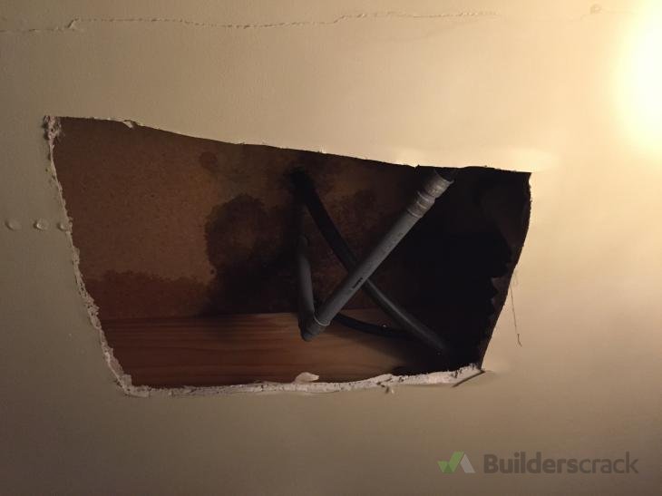 Fixing two holes in gib board. (#114921) | Builderscrack