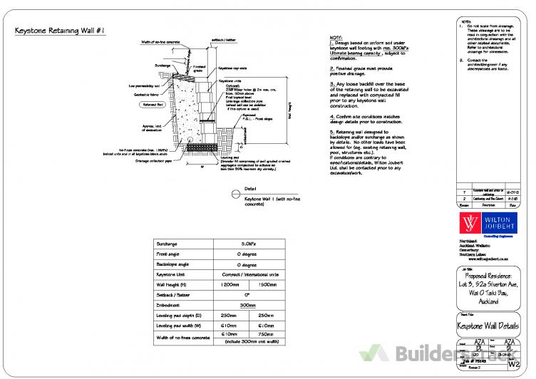 Keystone Wall (# 630170) | Builderscrack