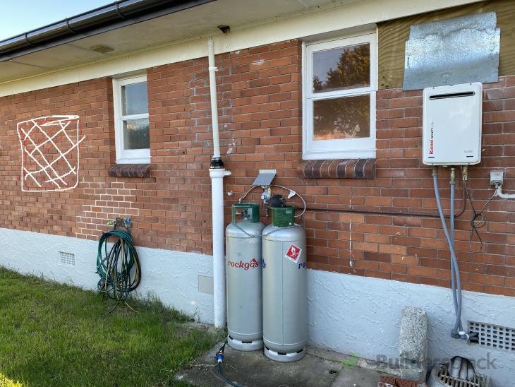 Moving Hot Water Califont on External wall (# 751218) | Builderscrack